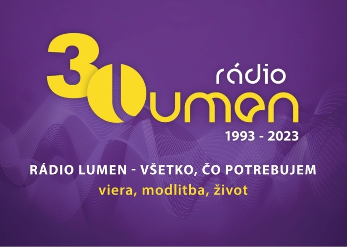 Rádio LUMEN si pripomenie 30. výročie svojho založenia | Rádio Lumen